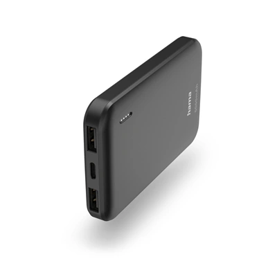 Hama Pocket 5, powerbanka 5000 mAh, 2,1 A, výstup: 2x USB-A | HAMA B2C ...
