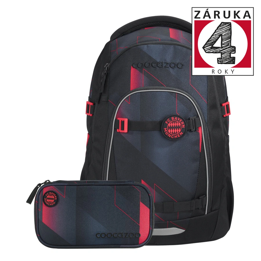 Školní batoh coocazoo MATE, FC Bayern, Stern des Südens - 2 dílný set ...